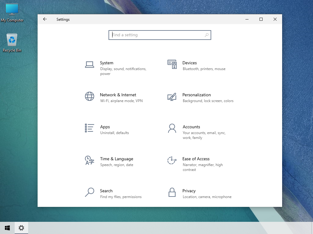 Windows Lite - Windows 10
